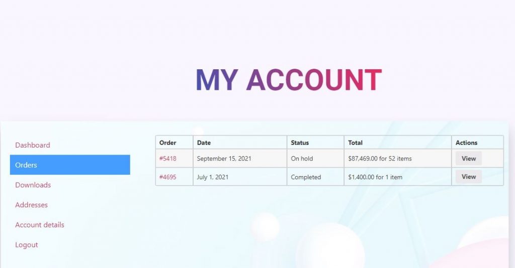 How To Make A Custom WooCommerce My Account Page With WC Designer 